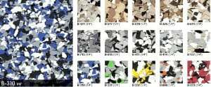 How to Use Color Flakes and Color Chips for Epoxy Coatings | All Garage ...
